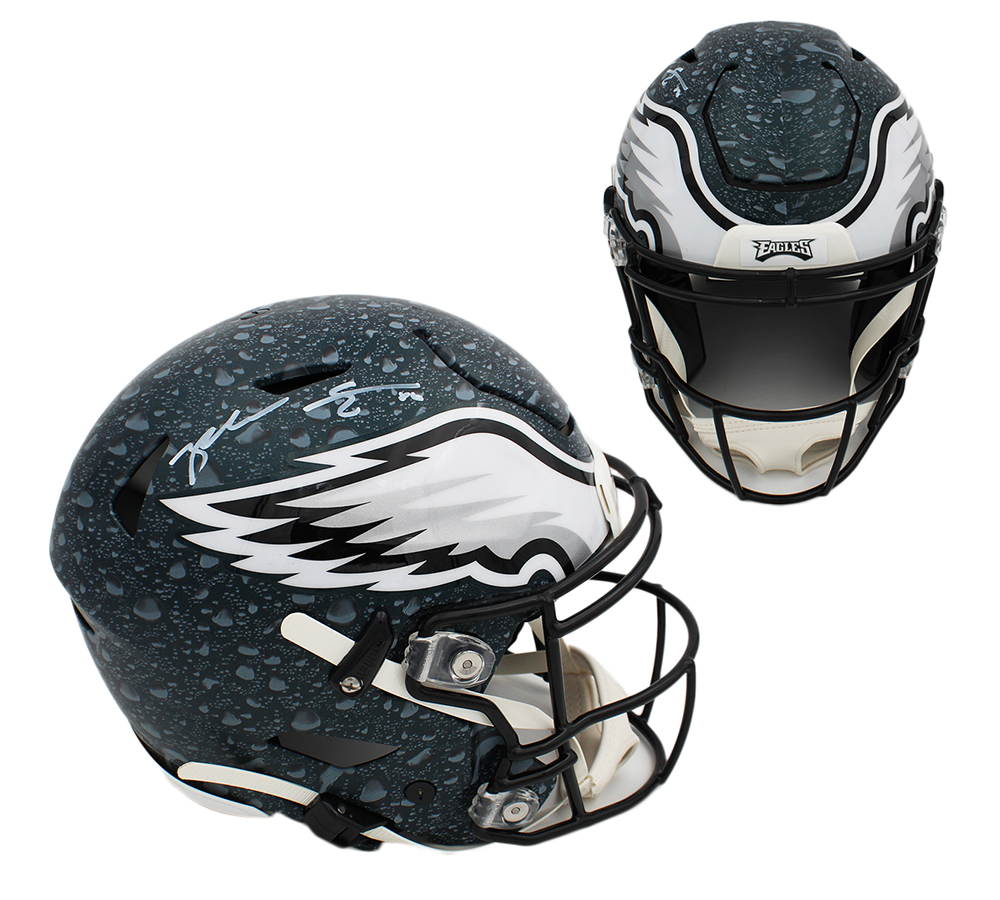 Zack Ertz Signed Eagles Full-Size Authentic On-Field Hydro-Dipped ...
