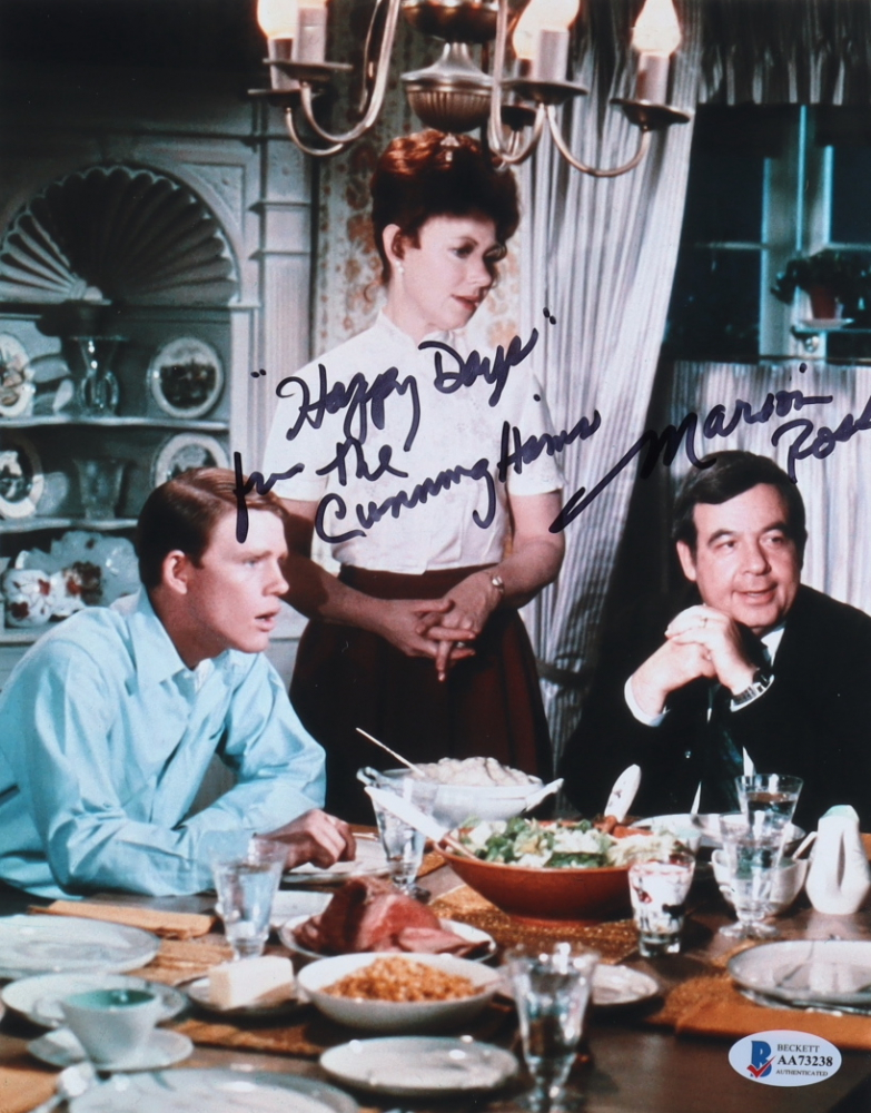 Marion Ross Signed "Happy Days" 8x10 Photo Inscribed "Happy Days From ...