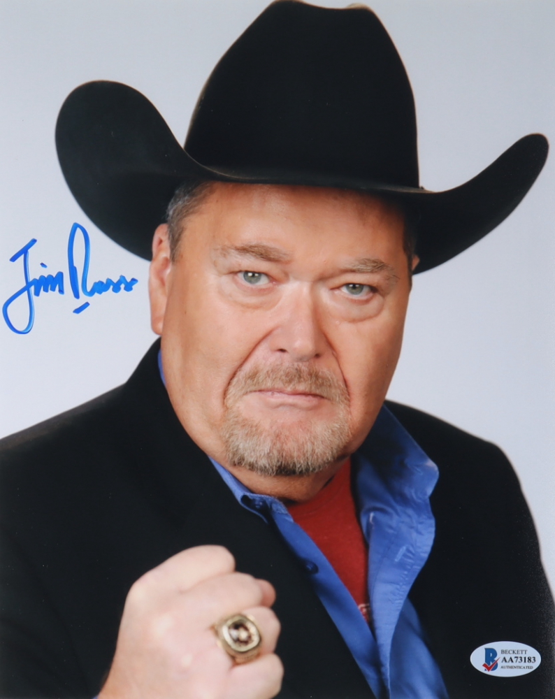 Jim Ross Signed 8x10 AEW Photo (Beckett) | Pristine Auction