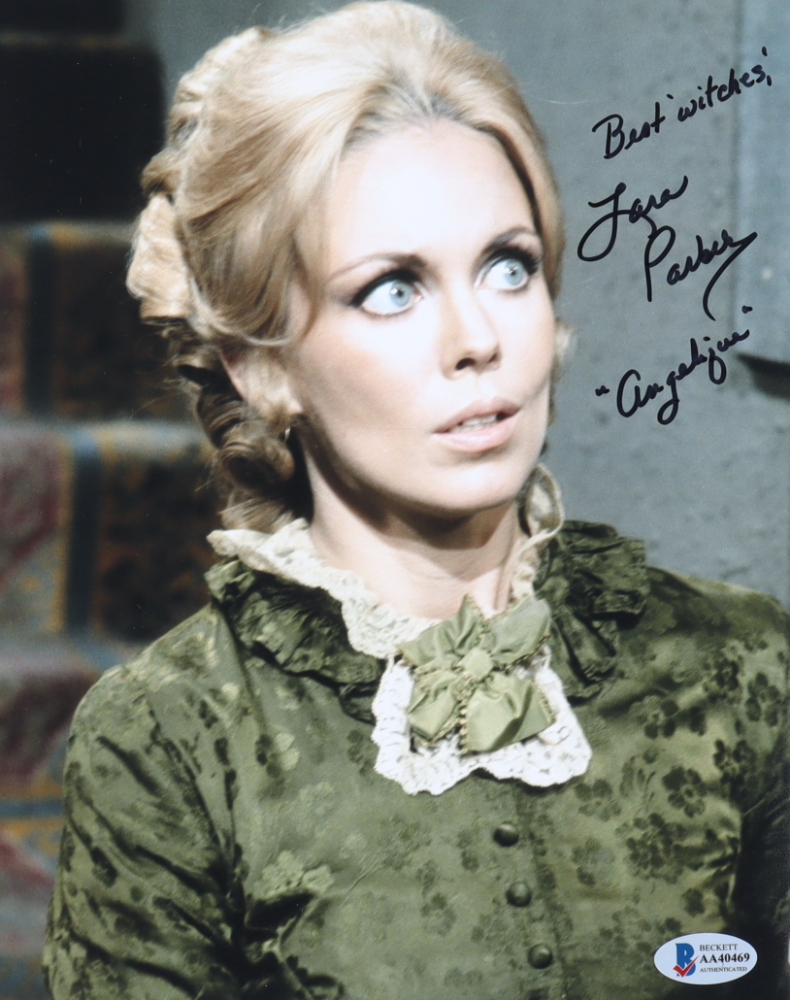 Lara Parker Signed "Dark Shadows" 8x10 Photo Inscribed "Best Witches ...