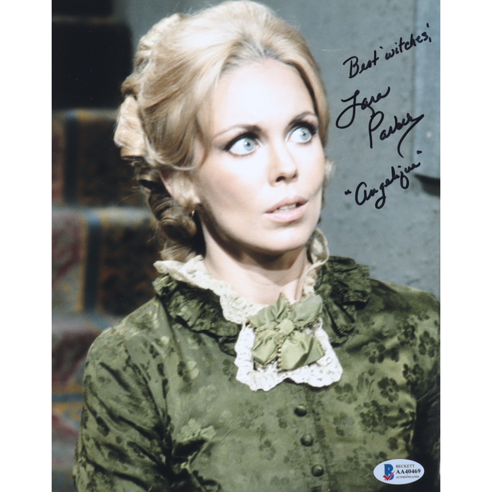 Lara Parker Signed "Dark Shadows" 8x10 Photo Inscribed "Best Witches ...