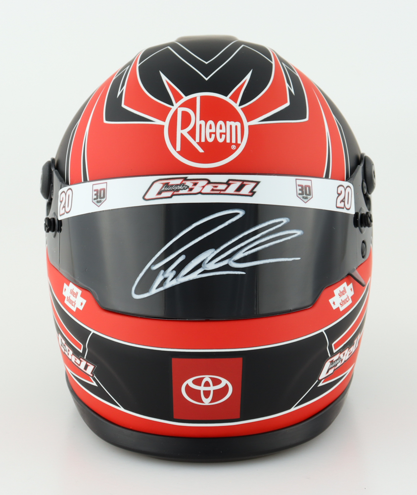 Christopher Bell Signed NASCAR Rheem 1:2 Scale Mini Helmet (PA ...