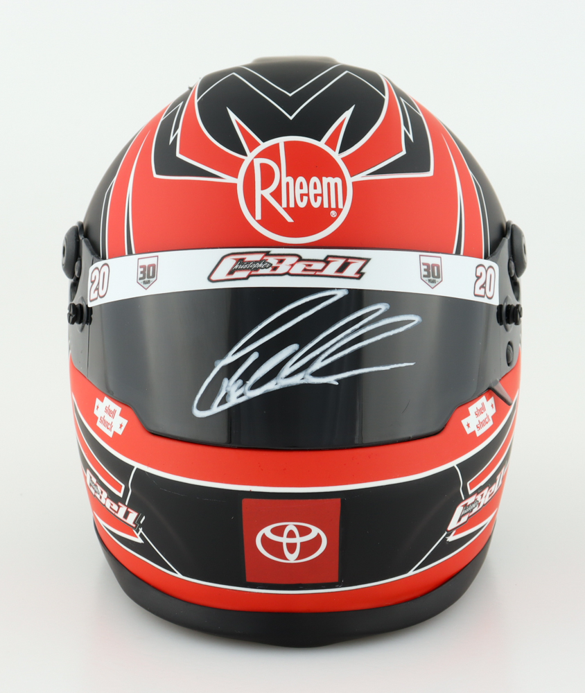 Christopher Bell Signed NASCAR Rheem 1:2 Scale Mini Helmet (PA ...