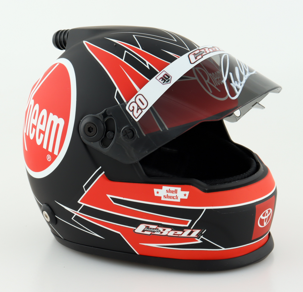 Christopher Bell Signed NASCAR Rheem 1:2 Scale Mini Helmet (PA ...