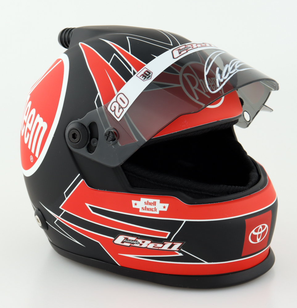 Christopher Bell Signed NASCAR Rheem 1:2 Scale Mini Helmet (PA ...
