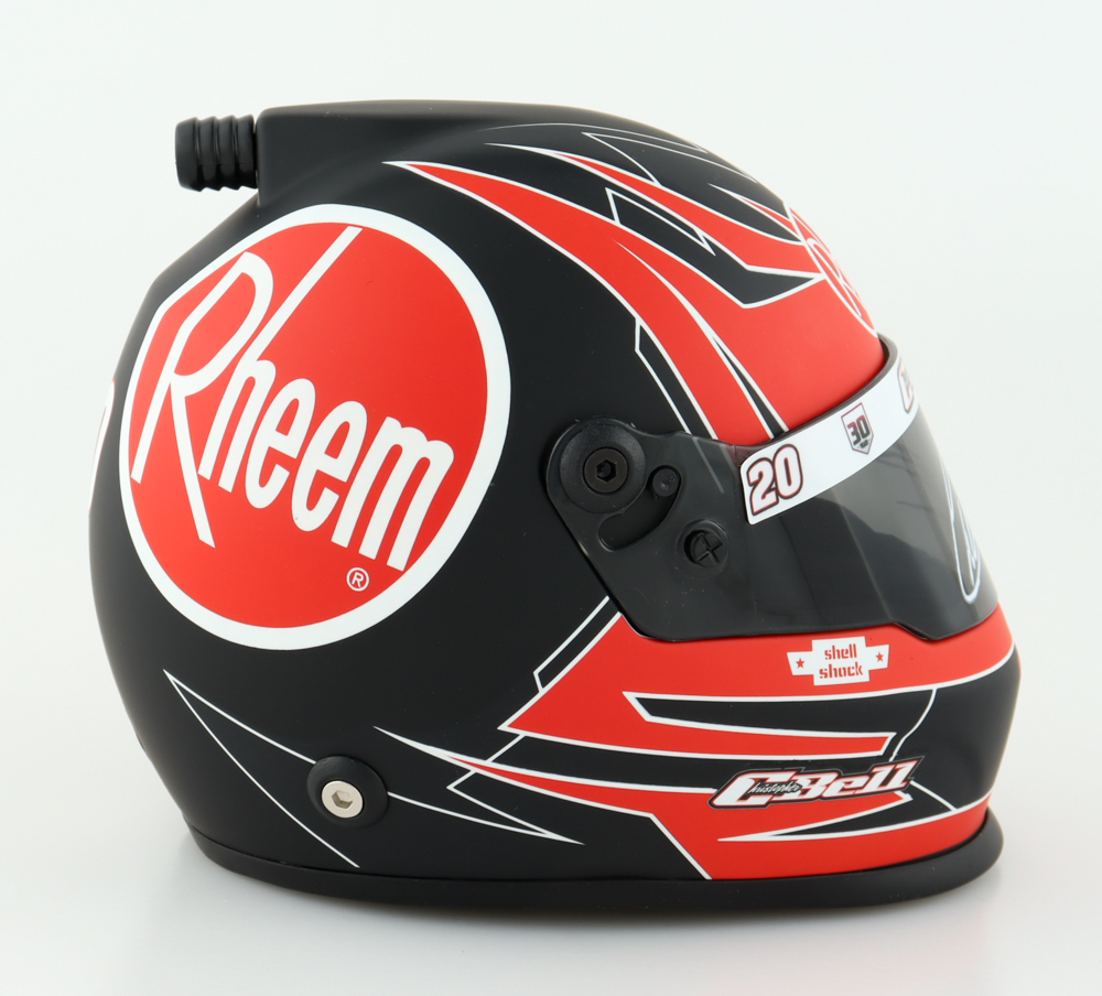 Christopher Bell Signed NASCAR Rheem 1:2 Scale Mini Helmet (PA ...