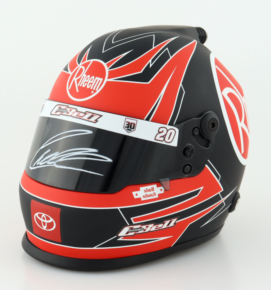 Christopher Bell Signed NASCAR Rheem 1:2 Scale Mini Helmet (PA ...