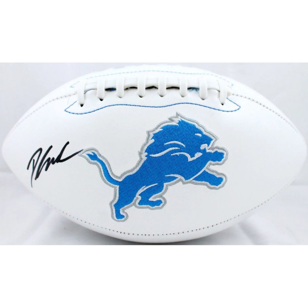 D'Andre Swift Signed Lions Logo Football (Beckett) | Pristine Auction