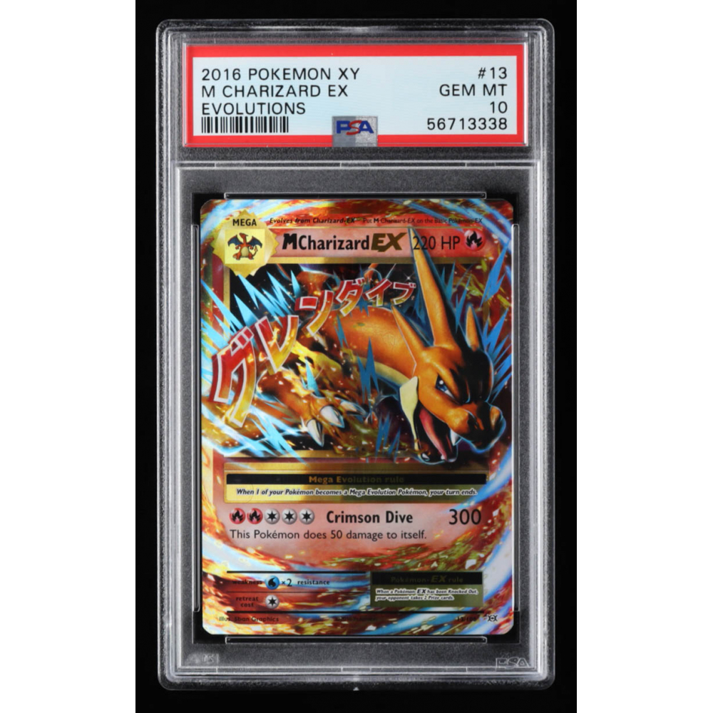 Mega Charizard EX 2016 Pokemon Evolutions #13 (PSA 10) | Pristine Auction