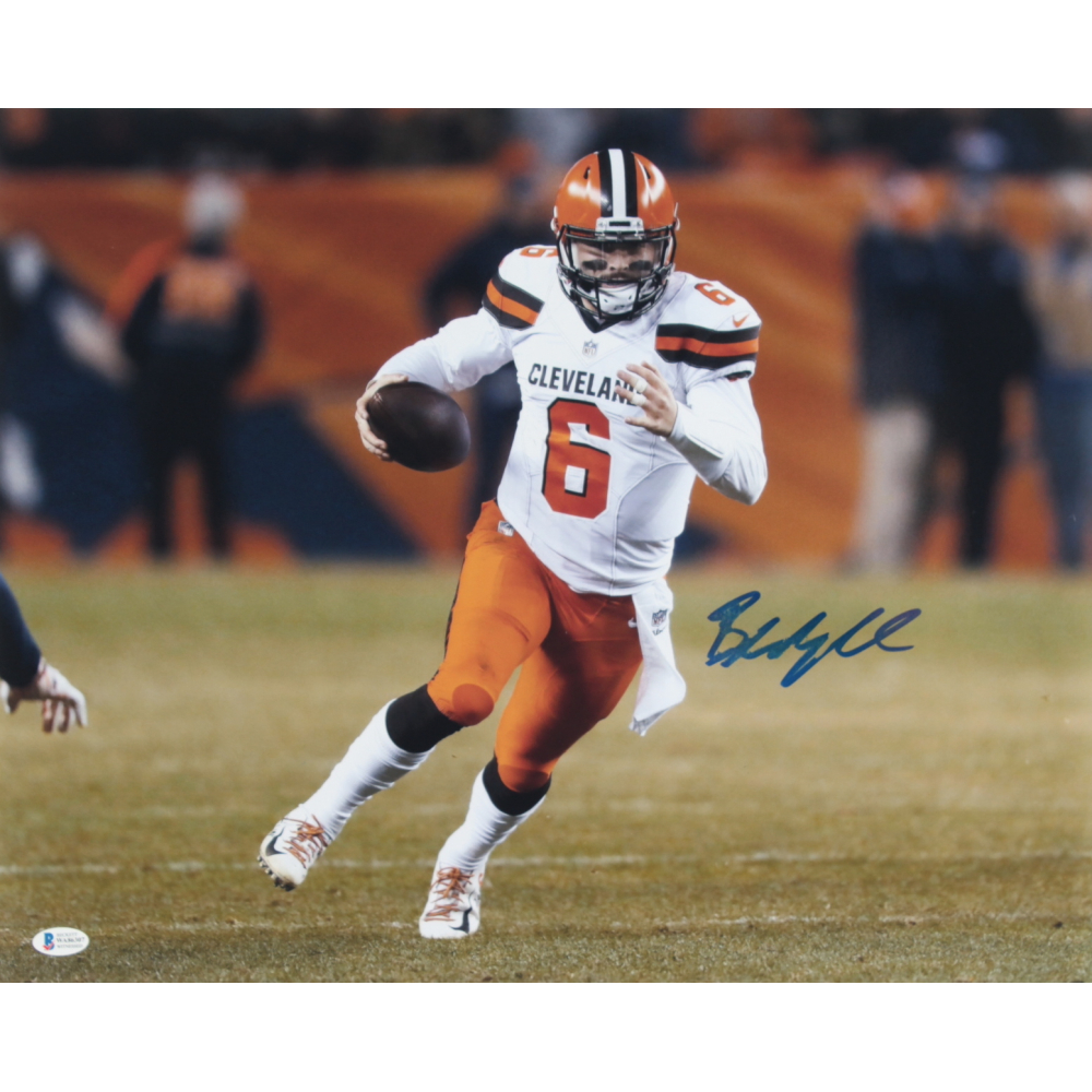Baker Mayfield Signed Browns 16x20 Photo (Beckett) | Pristine Auction