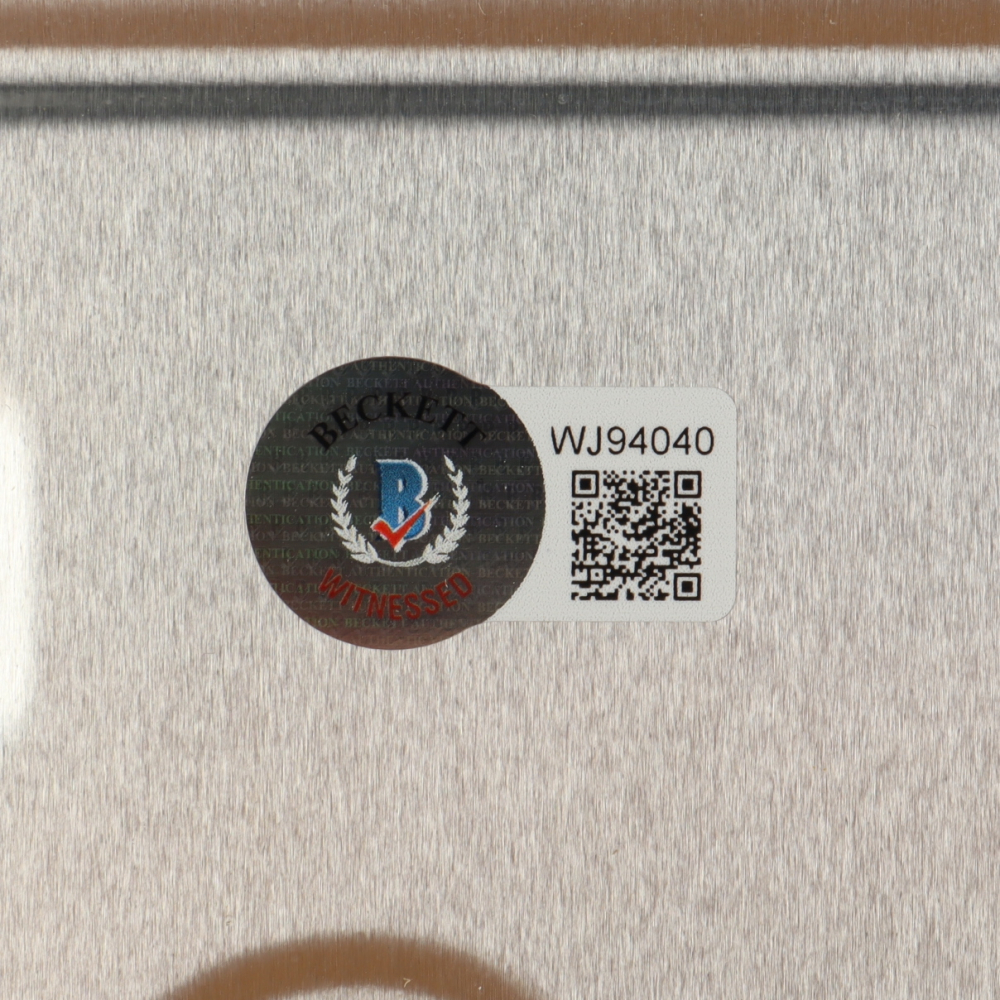 "Christine" License Plate Signed by (4) with Alexandra Paul, William ...