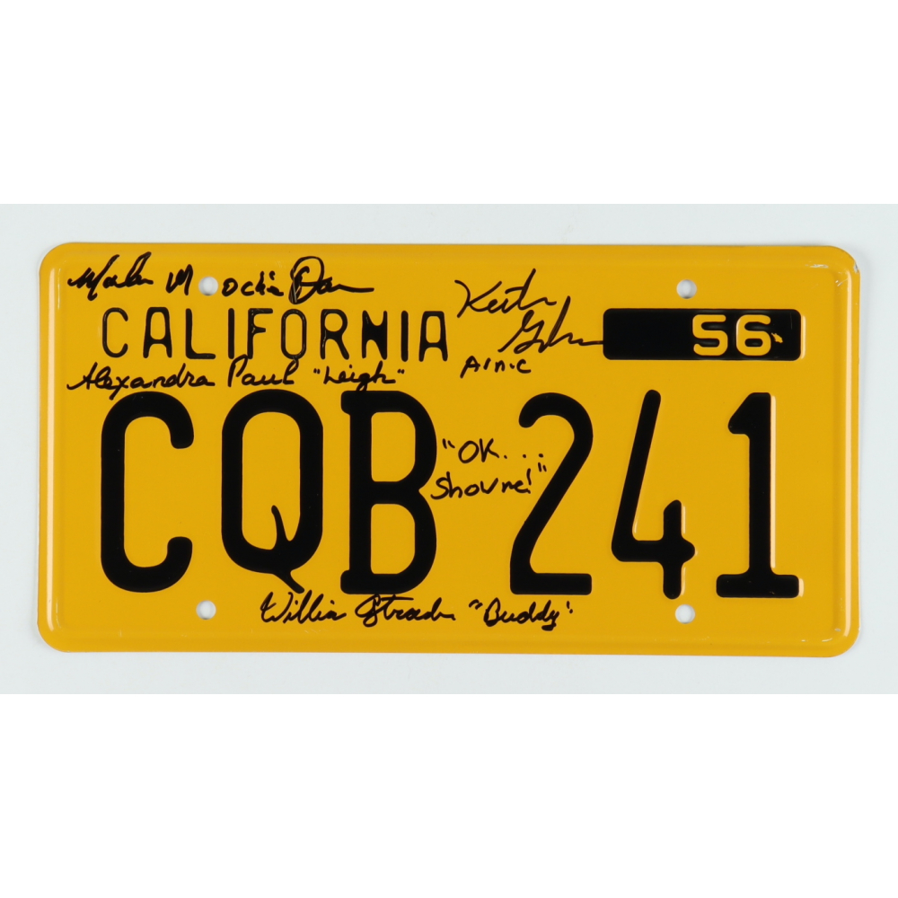 "Christine" License Plate Signed by (4) with Alexandra Paul, William ...