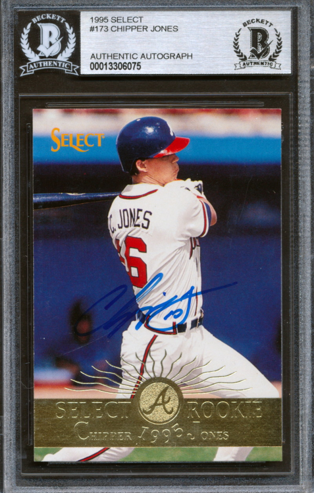 Chipper Jones Signed 1995 Select #173 (BGS) | Pristine Auction