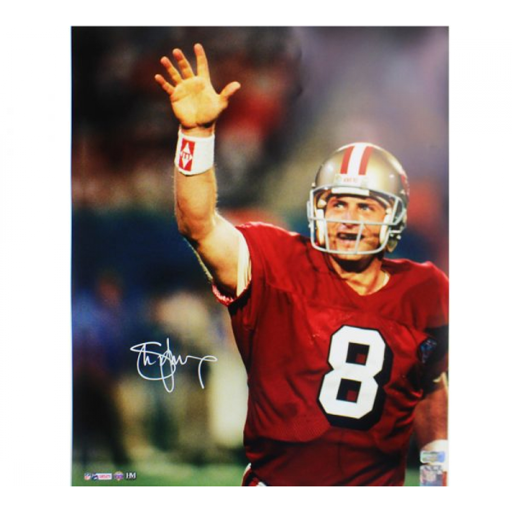 Steve Young Signed 49ers 16x20 Photo (Radtke) | Pristine Auction