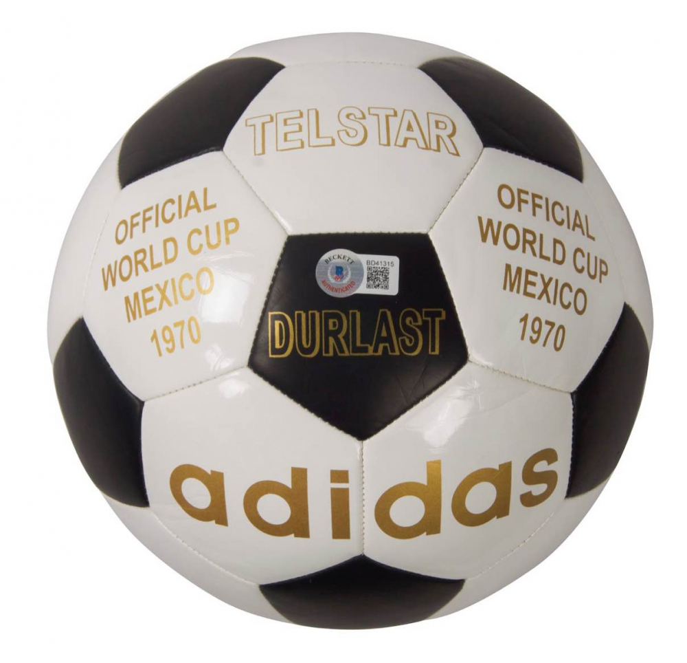 Pele Signed Official World Cup Mexico 1970 Soccer Ball (Beckett ...