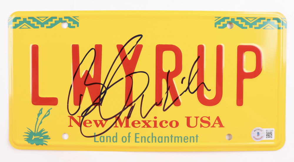 Bob Odenkirk Signed "Better Call Saul" License Plate (Beckett ...