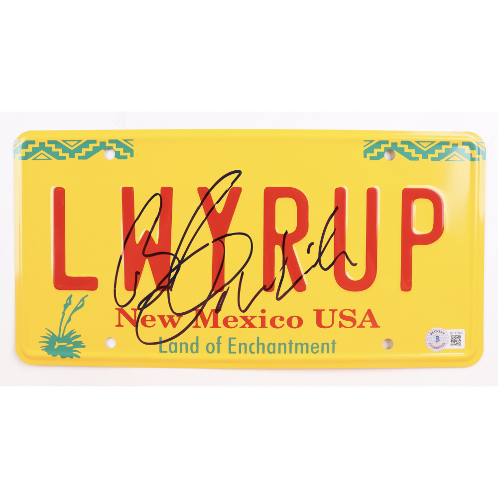 Bob Odenkirk Signed "Better Call Saul" License Plate (Beckett ...