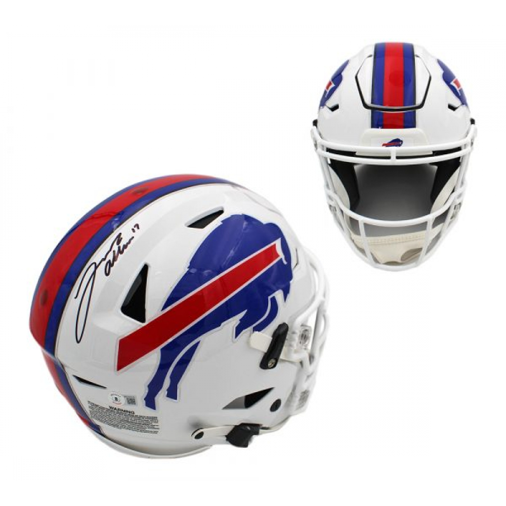 Josh Allen Signed Bills Full-Size Authentic Speed-Flex Helmet (Beckett ...