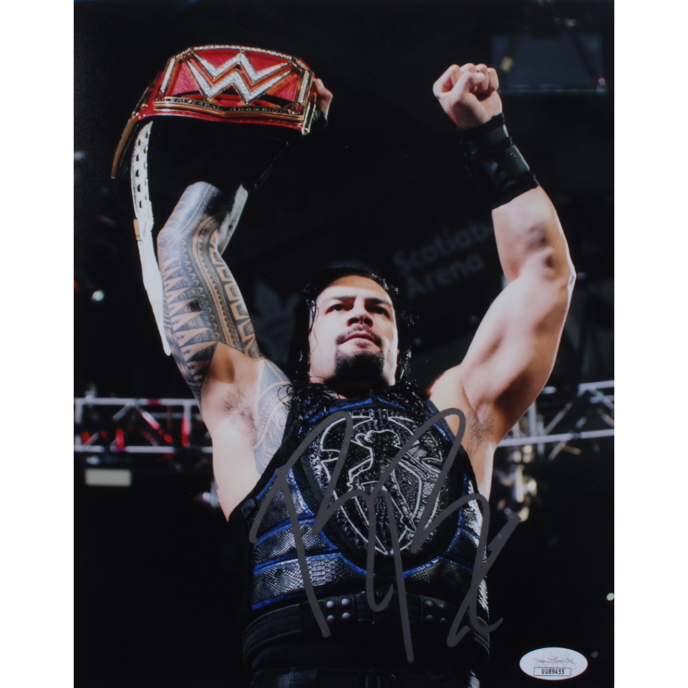 Roman Reigns Signed WWE 8x10 Photo (JSA) | Pristine Auction