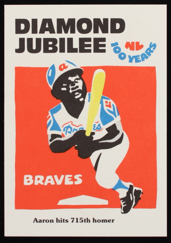 Hank Aaron 1976 Laughlin Diamond Jubilee #8 | Pristine Auction