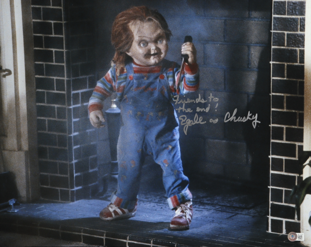 Ed Gale Signed "Child's Play" 16x20 Photo Inscribed "Friends To The End ...