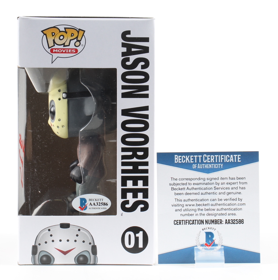 Ted White Signed "Friday the 13th" Jason Voorhees #01 Funko Pop! Vinyl ...