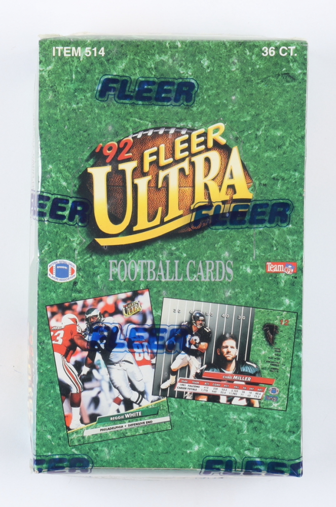 1992 Fleer Ultra Football Hobby Box with (36) Packs | Pristine Auction