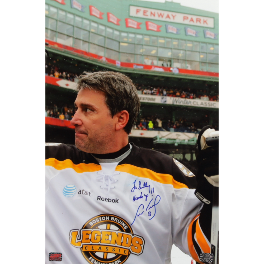 Cam Neely Signed Bruins 8x10 Photo Inscribed "Heads Up!!" (YSMS & Neely ...