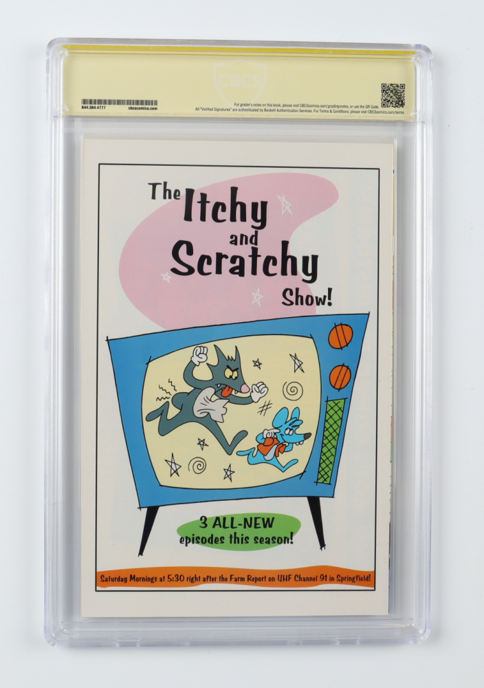 The Simpsons "Radioactive Man" Comic Book Signed By Bill Morrison ...