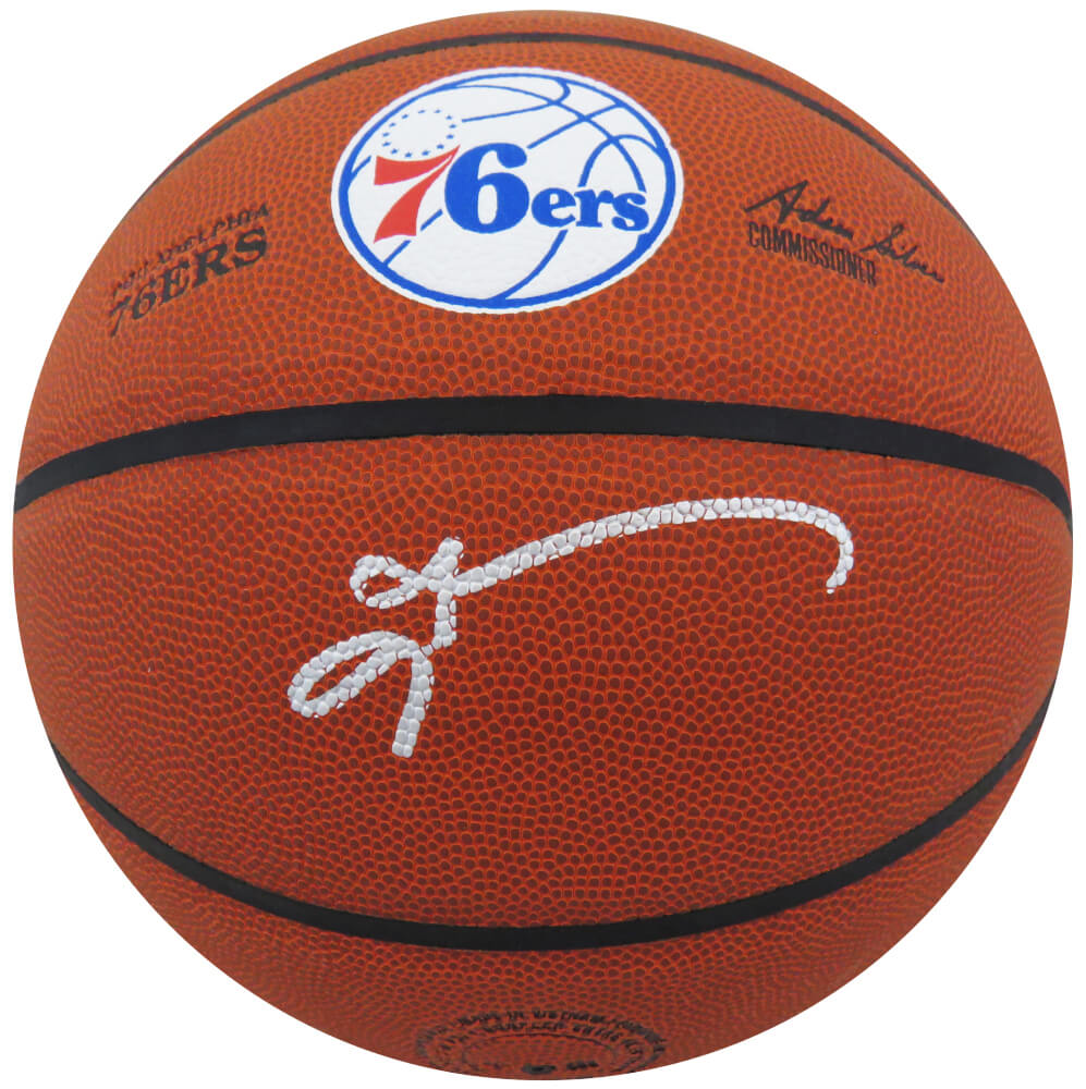 Allen Iverson Signed 76ers Logo Basketball (Schwartz) | Pristine Auction