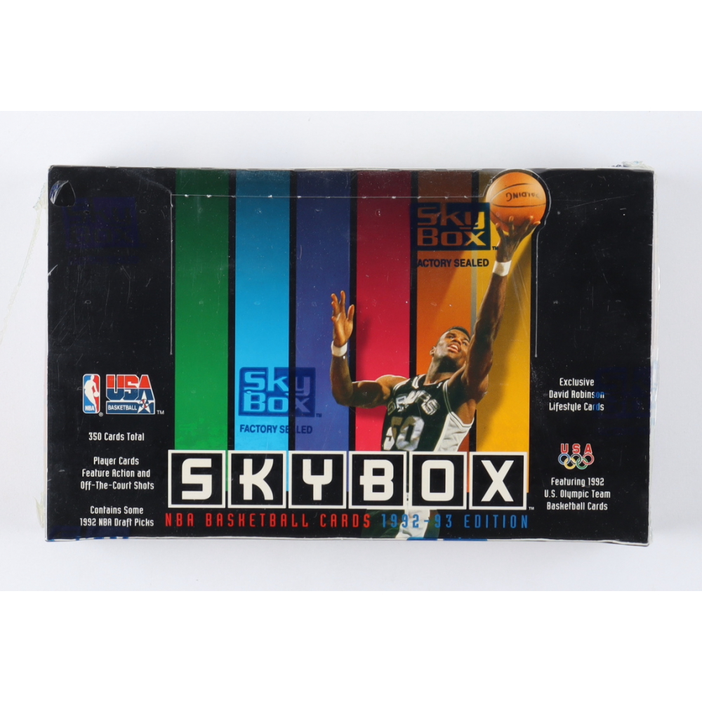 1992 / 93 Skybox Series 1 Basketball Hobby Box with (36) Packs ...