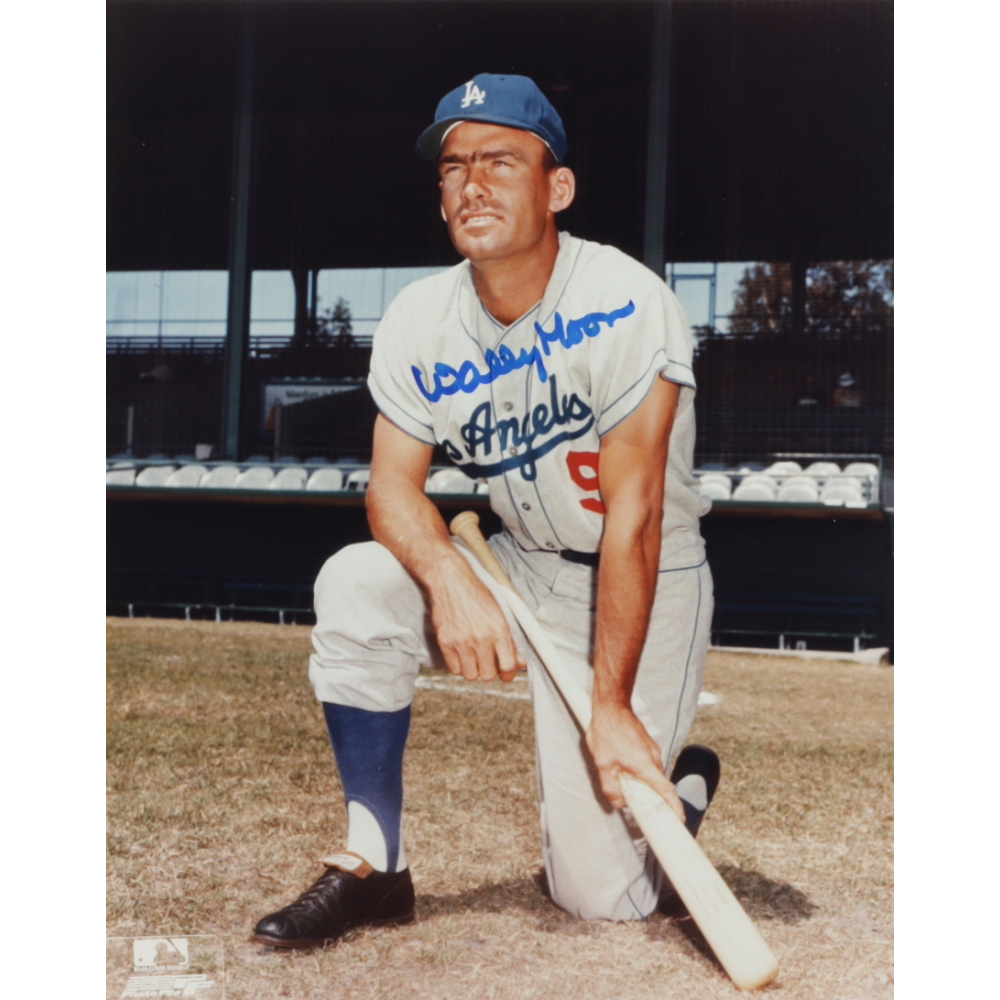 Wally Moon Signed Dodgers 8x10 Photo (AutographCOA) | Pristine Auction