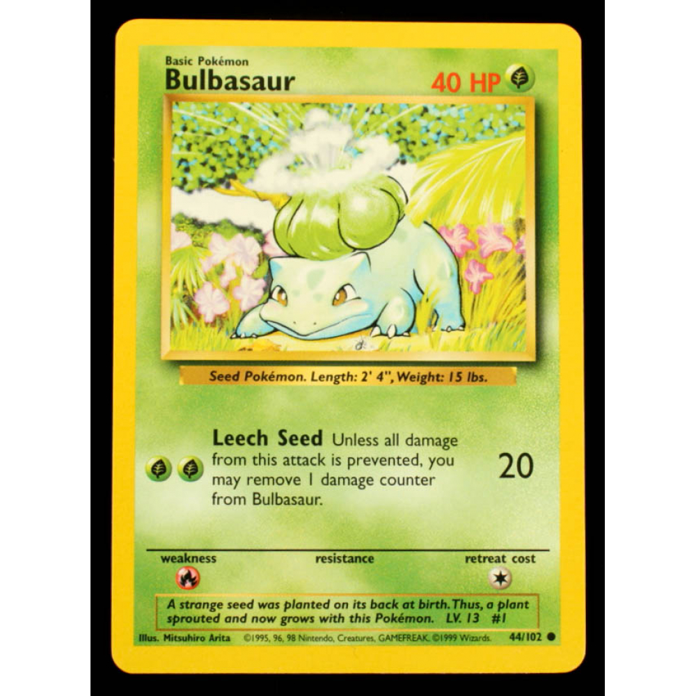 Bulbasaur 1999 Pokemon Base Unlimited #44 | Pristine Auction