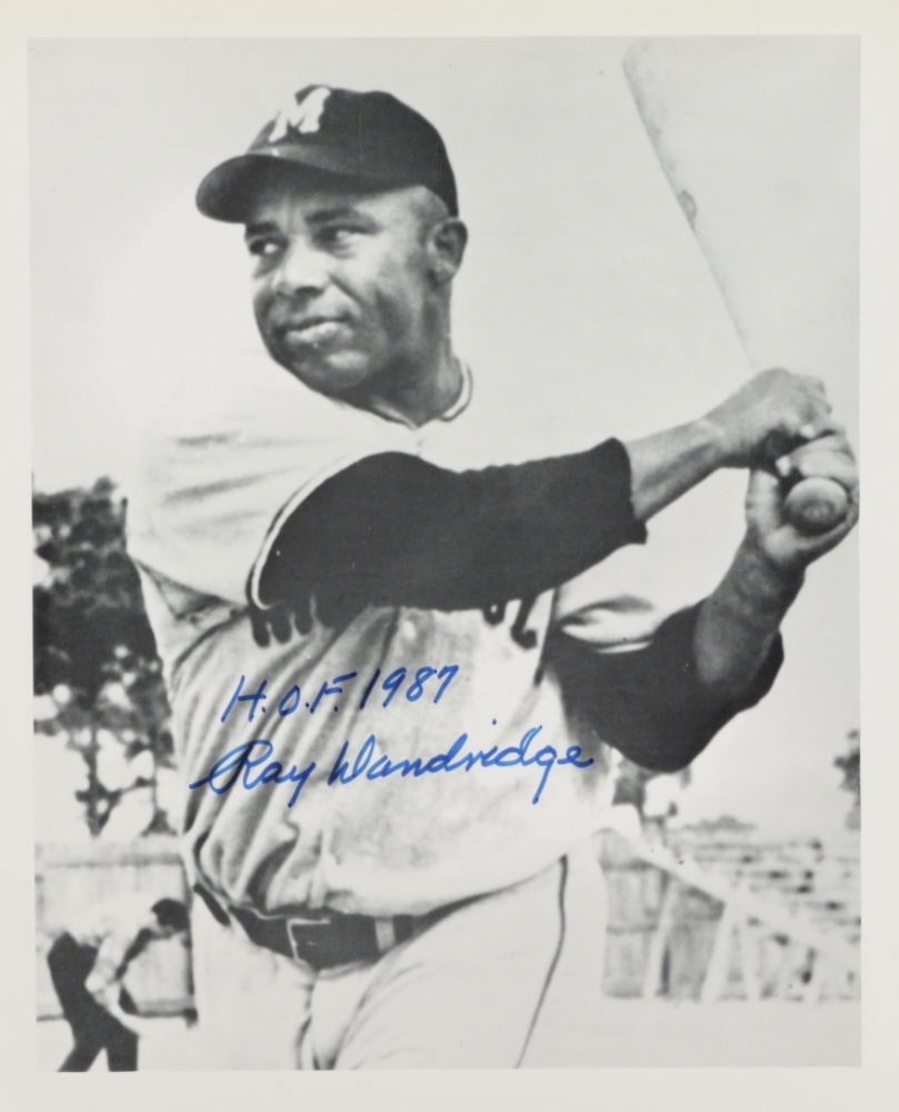 Ray Dandridge Signed Millers 8x10 Photo Inscribed "H.O.F. 1987 ...