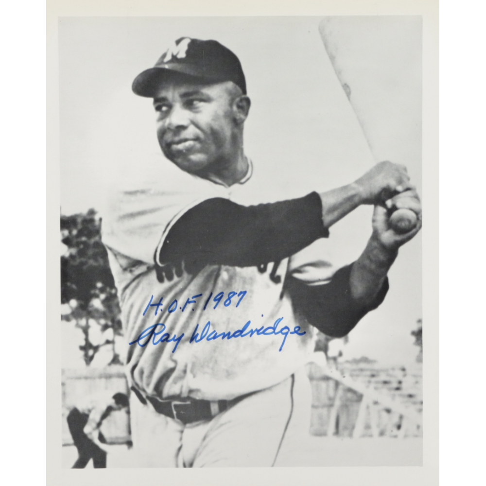 Ray Dandridge Signed Millers 8x10 Photo Inscribed "H.O.F. 1987 ...