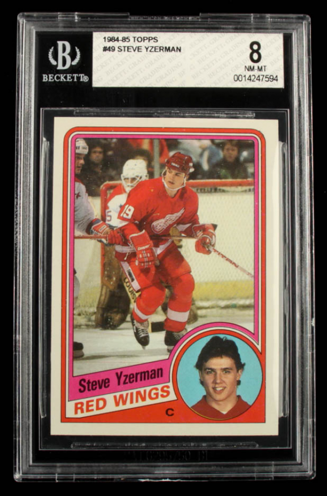 Steve Yzerman 1984-85 Topps #49 RC (BGS 8) | Pristine Auction