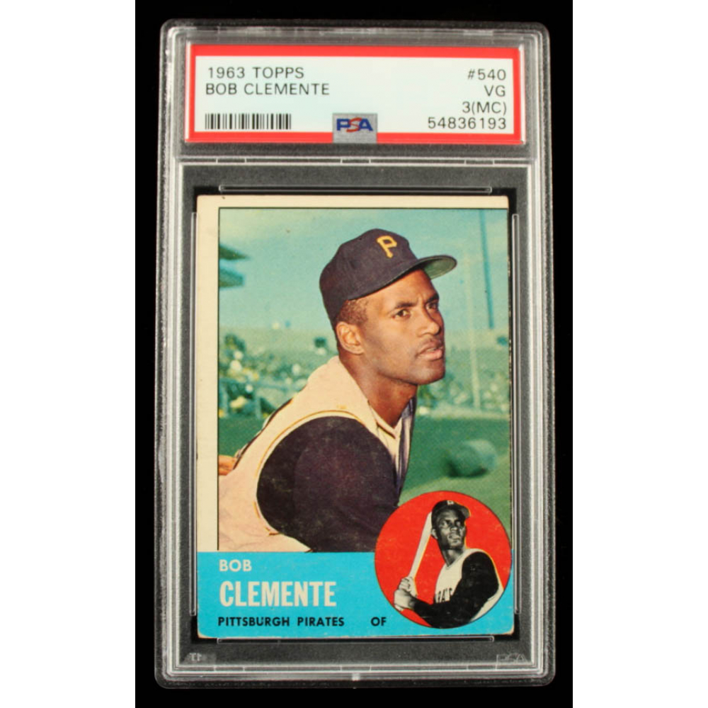 Roberto Clemente 1963 Topps #540 (PSA 3) (MC) | Pristine Auction