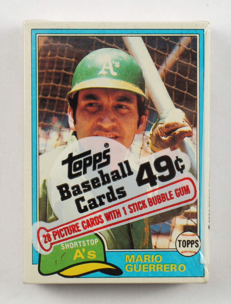 1981 Topps Baseball Cello Pack with (28) Cards | Pristine Auction