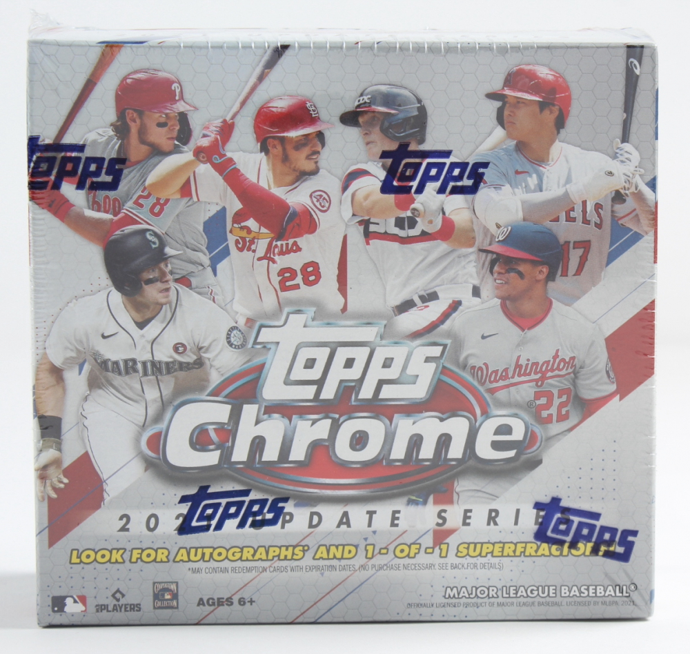 2021 Topps Chrome Update Baseball Mega Box with (10) Packs | Pristine ...
