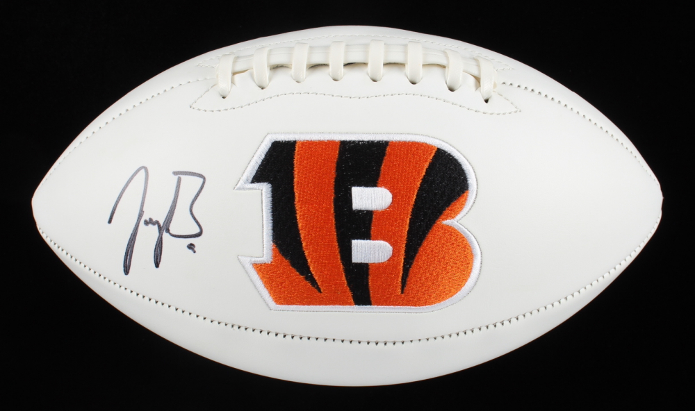 Joe Burrow Signed Bengals Logo Football (Fanatics) | Pristine Auction