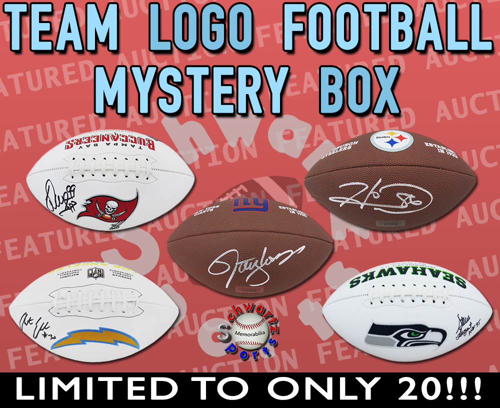 Schwartz Sports Featured Seller Auction - Team Logo Football Signed ...