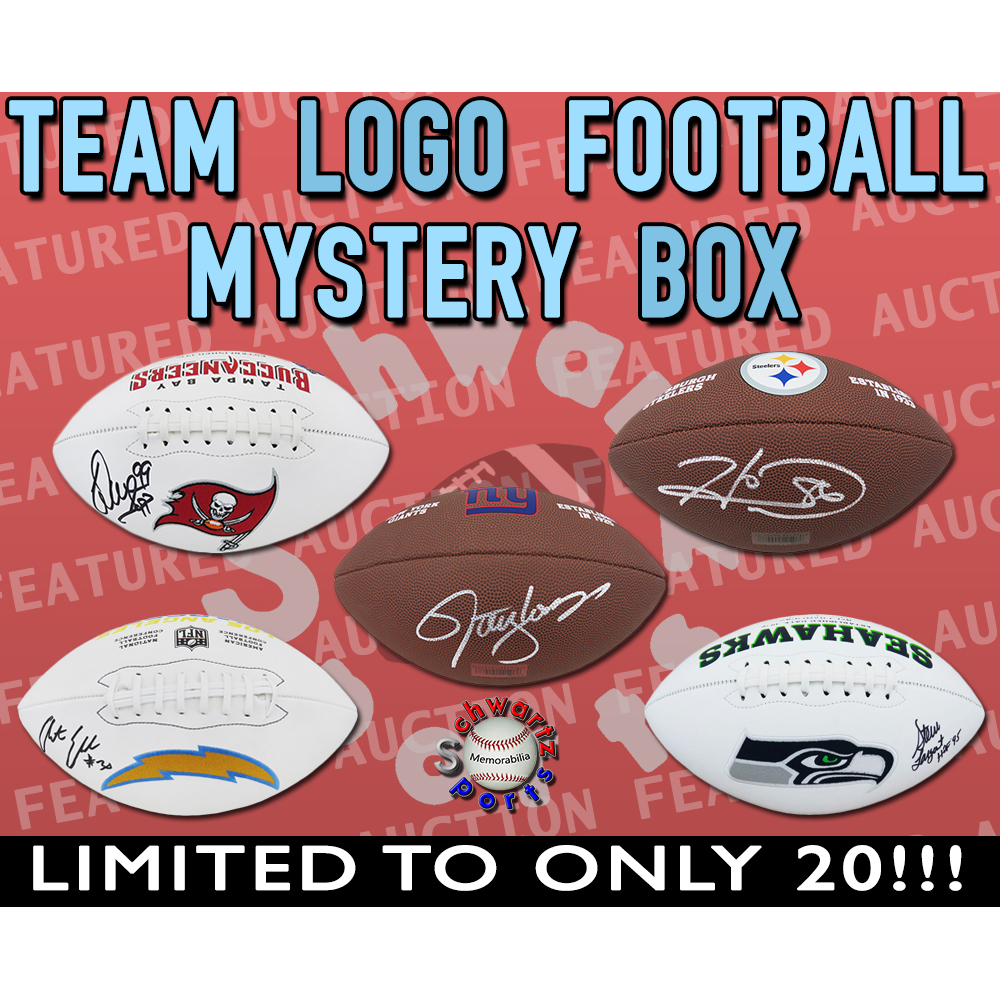 Schwartz Sports Featured Seller Auction - Team Logo Football Signed ...
