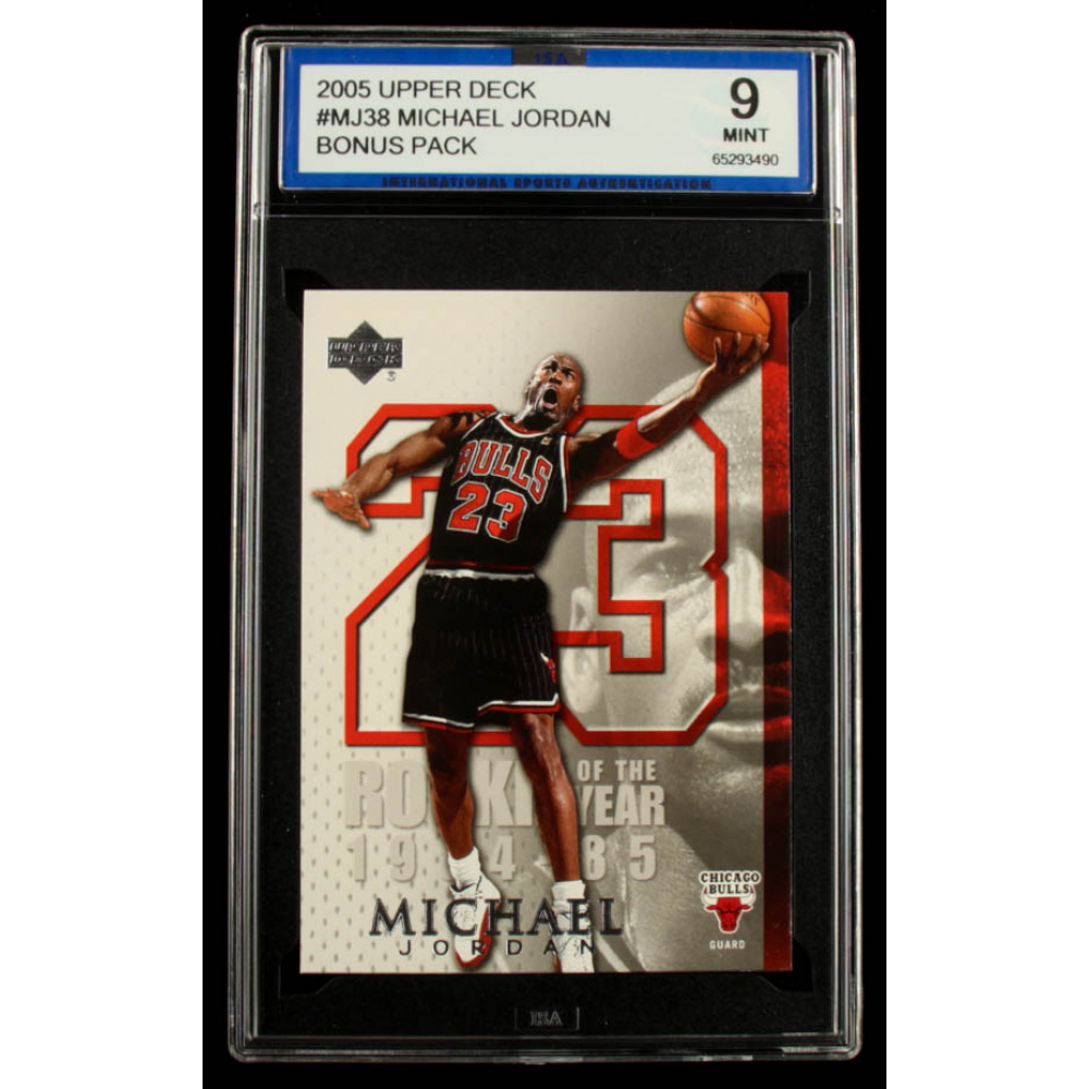 Michael Jordan 2005-06 Upper Deck Michael Jordan #MJ38 (ISA 9 ...