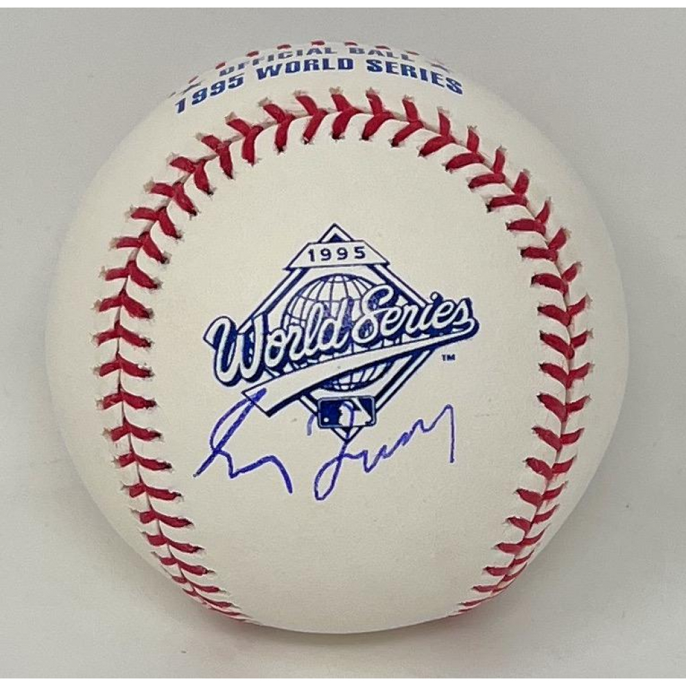 Greg Maddux Signed 1995 World Series Logo Baseball (LOJO) | Pristine ...