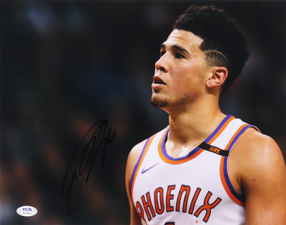 Devin Booker Signed Suns 11x14 Photo (PSA) | Pristine Auction