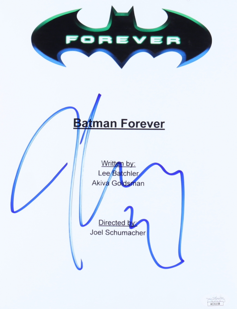 Jim Carrey Signed "Batman Forever" 8.5x11 Photo (JSA) | Pristine Auction