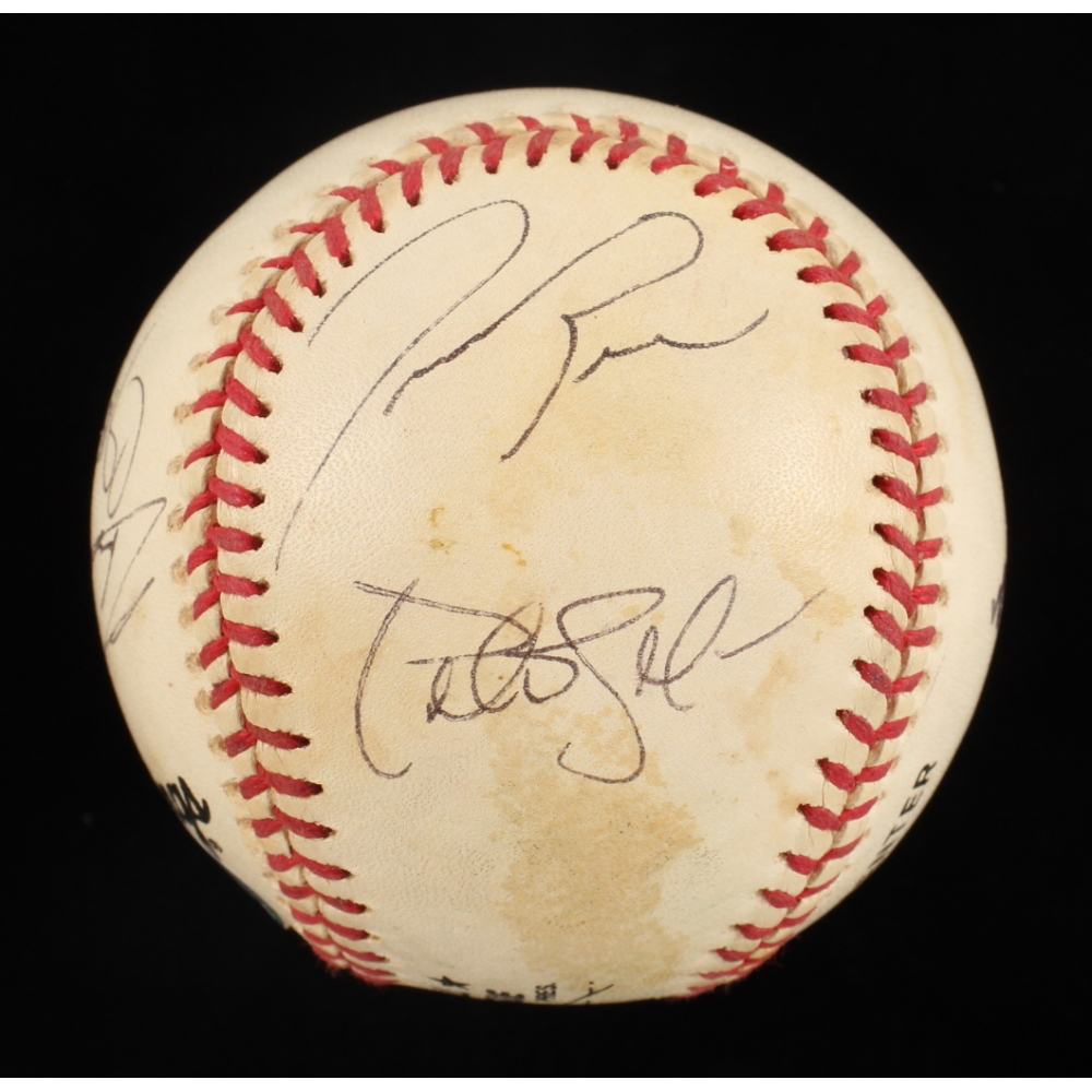 1998 Astros ONL Baseball Team-Signed by (7) with Carl Everett, Jose ...