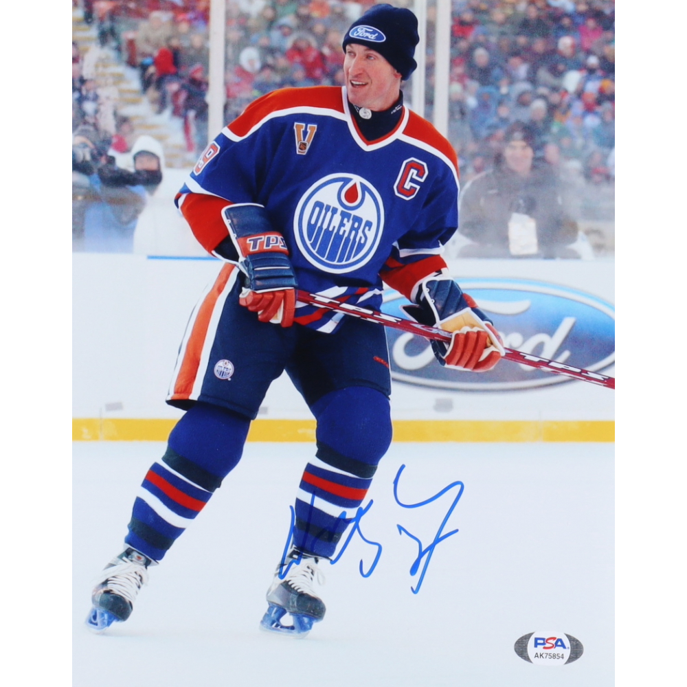 Wayne Gretzky Signed Oilers 8x10 Photo (PSA) | Pristine Auction