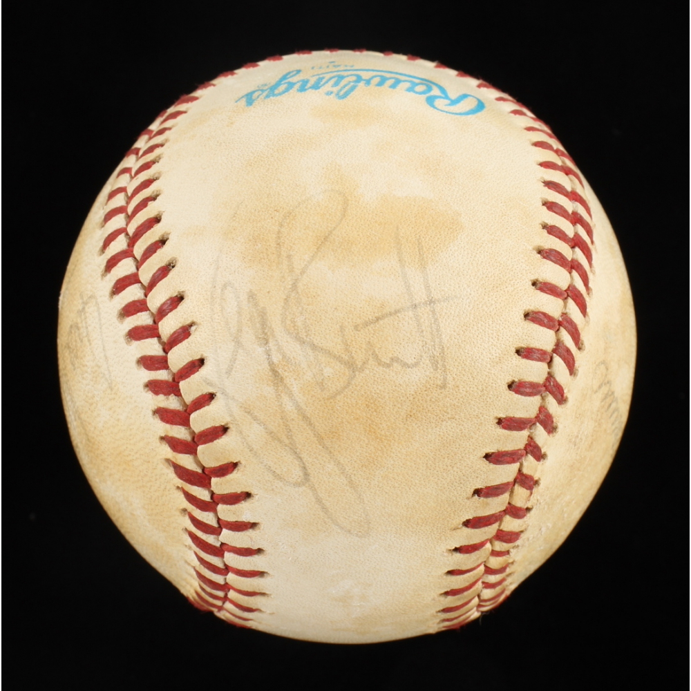 1981-83 Royals OAL Baseball Team-Signed by (4) with George Brett, Cesar ...