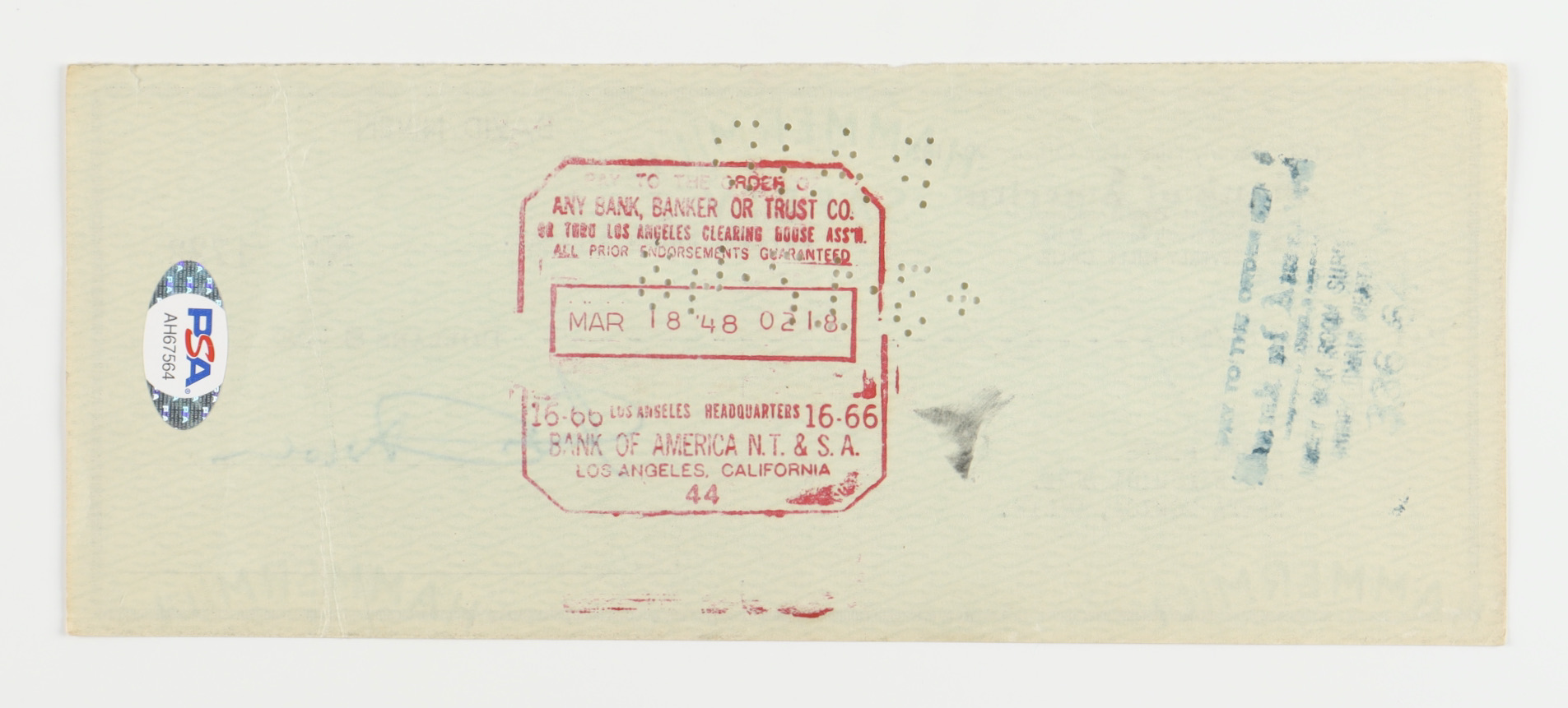 David Niven Signed 1948 Personal Check (PSA) | Pristine Auction